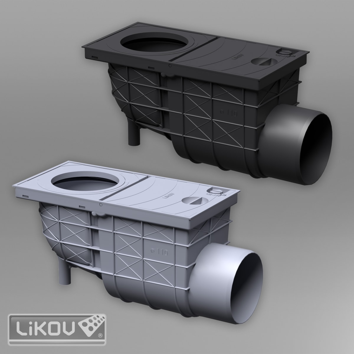 GRS geiger boční výpusť, žebra, kroužky | LIKOV